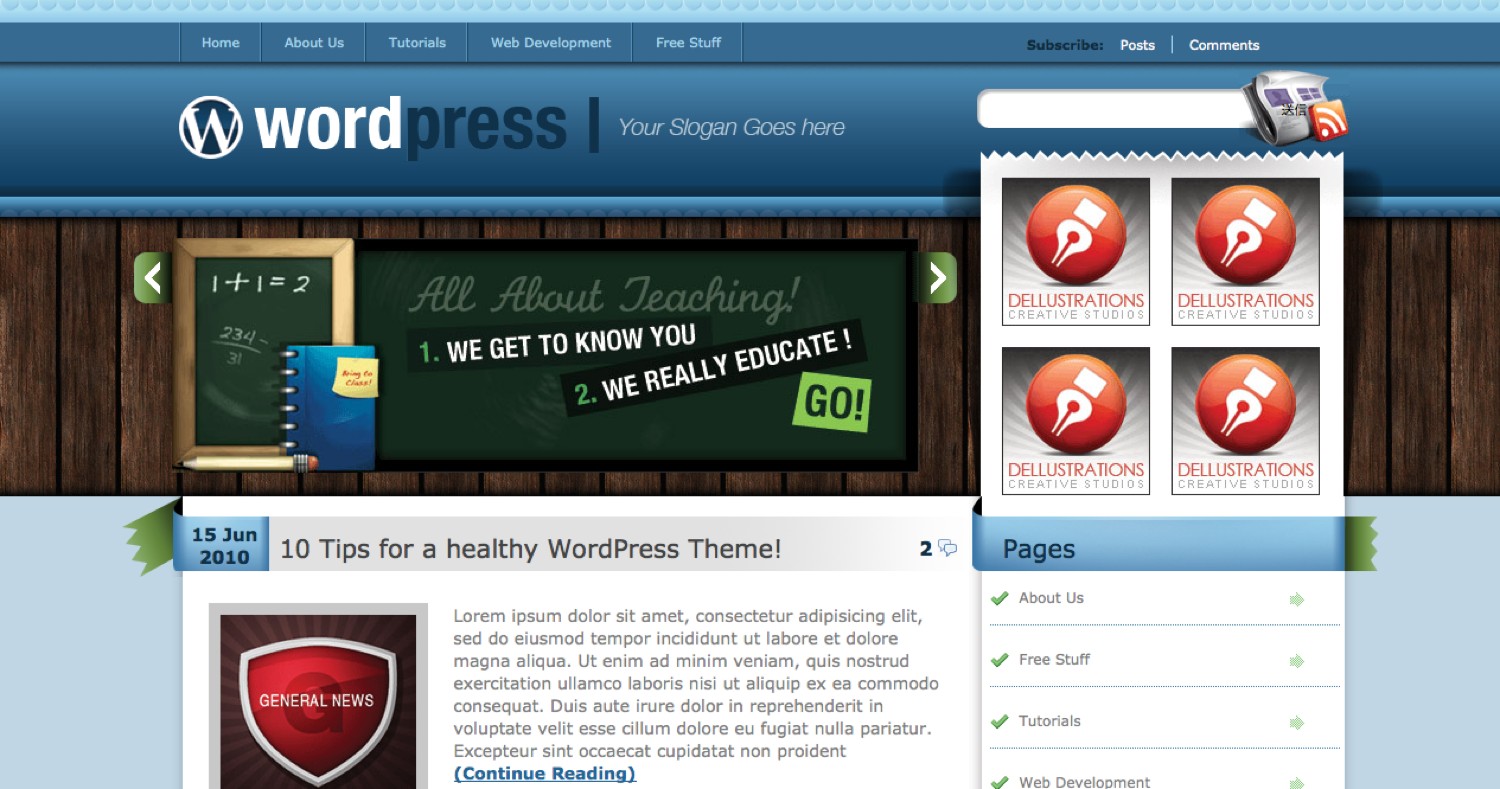 無料で使えるクオリティの高いWordPressテーマ 150 - nanomal