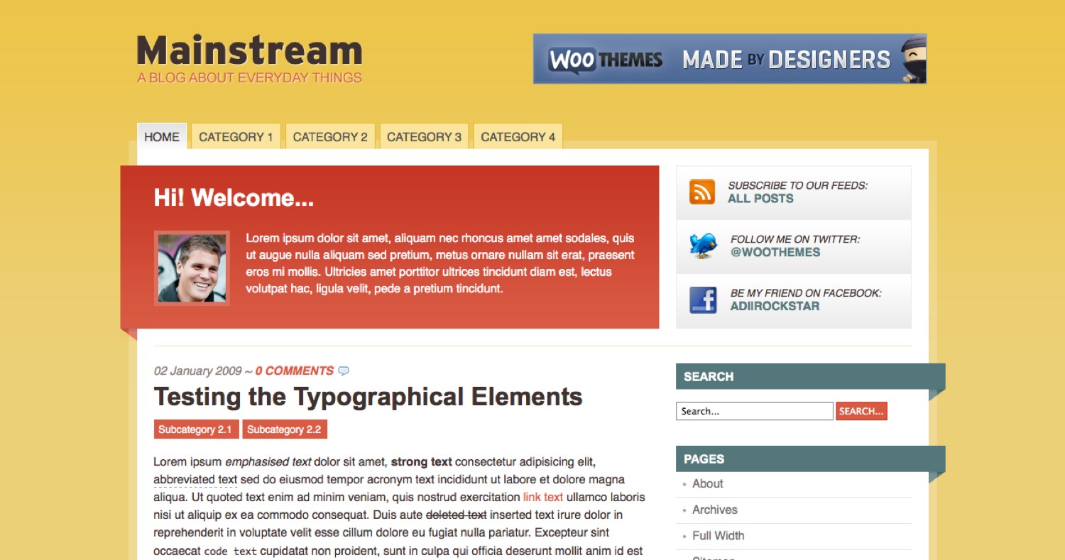無料で使えるクオリティの高いWordPressテーマ 150 - nanomal