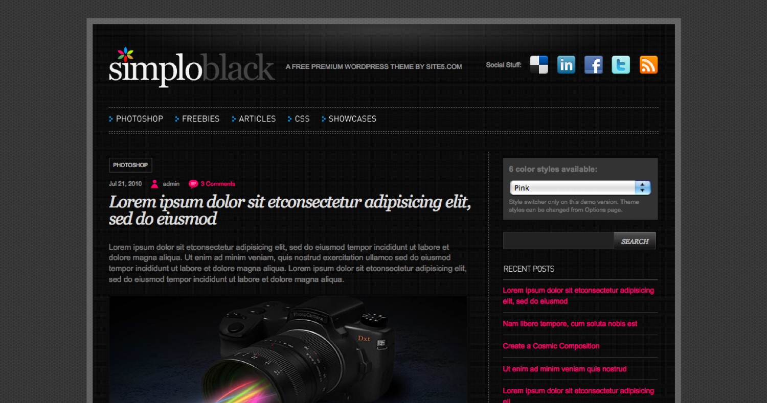 無料で使えるクオリティの高いWordPressテーマ 150 - nanomal