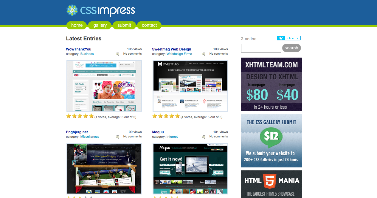 インスピレーションを得ることが出来るWebデザインのギャラリーサイト 30 - nanomal