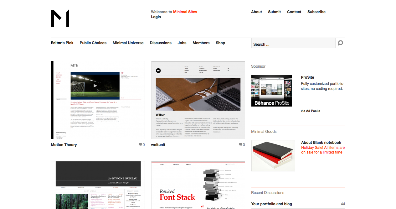 インスピレーションを得ることが出来るWebデザインのギャラリーサイト 30 - nanomal
