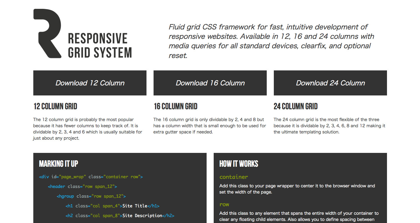 レスポンシブWebデザインに対応したCSSフレームワーク 10 - nanomal